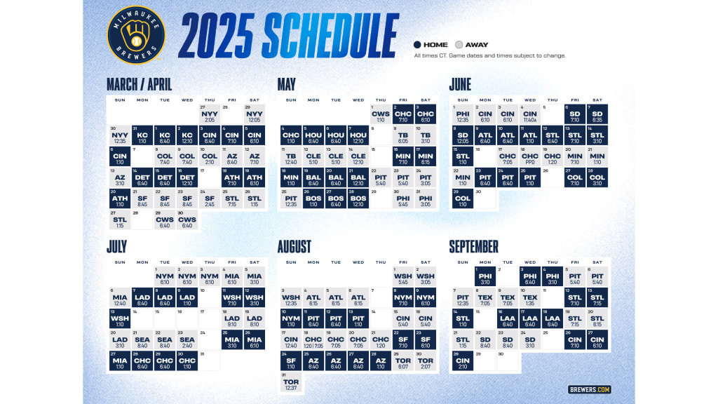 Get Ready for the Milwaukee Brewers 2026 Schedule with this Printable Guide