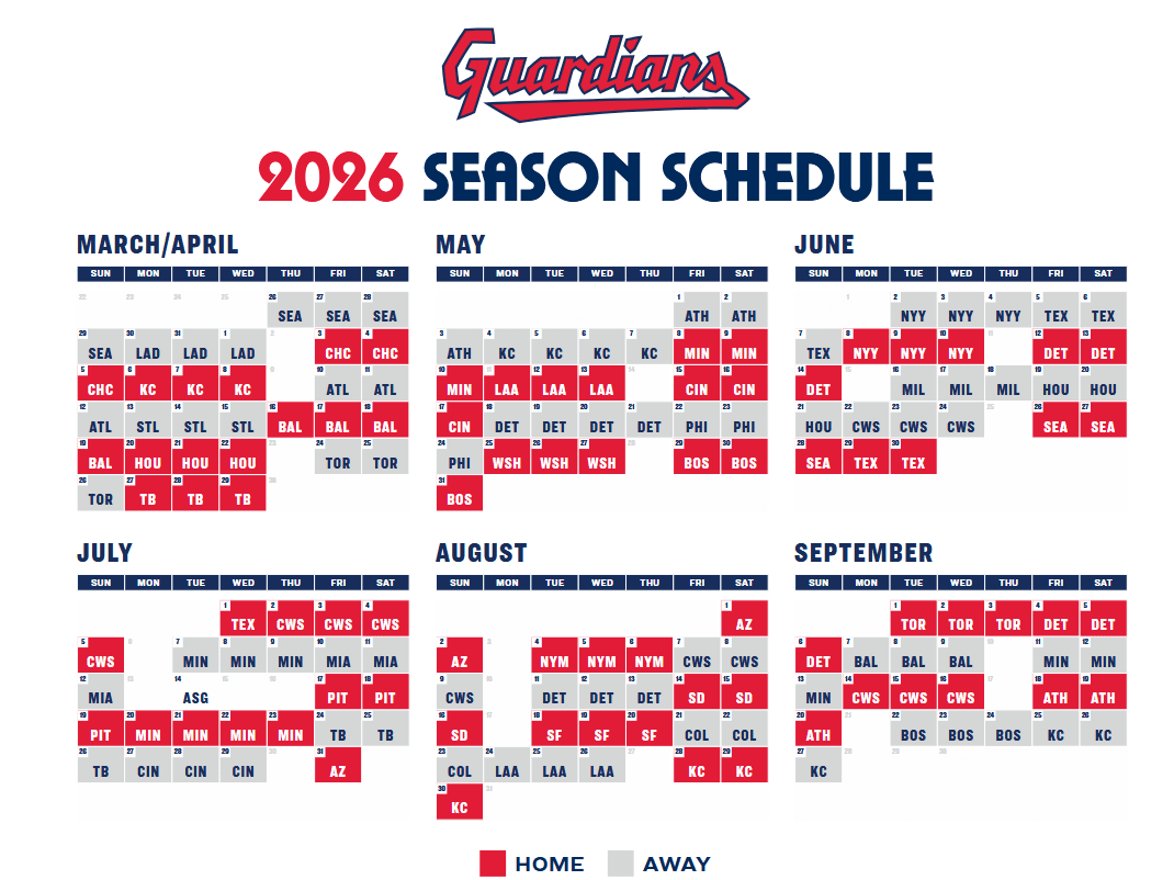 guardians schedule 2026