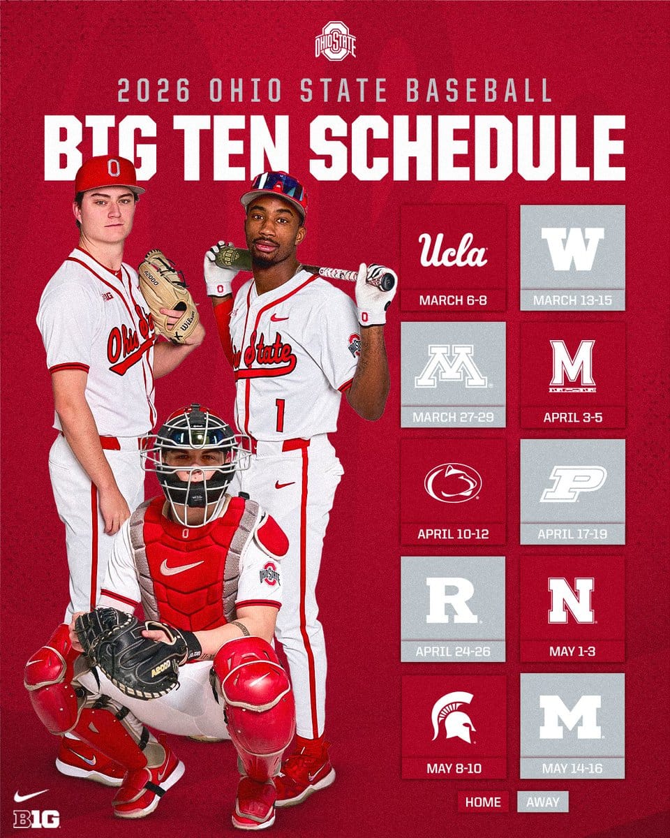ohio state baseball schedule 2026