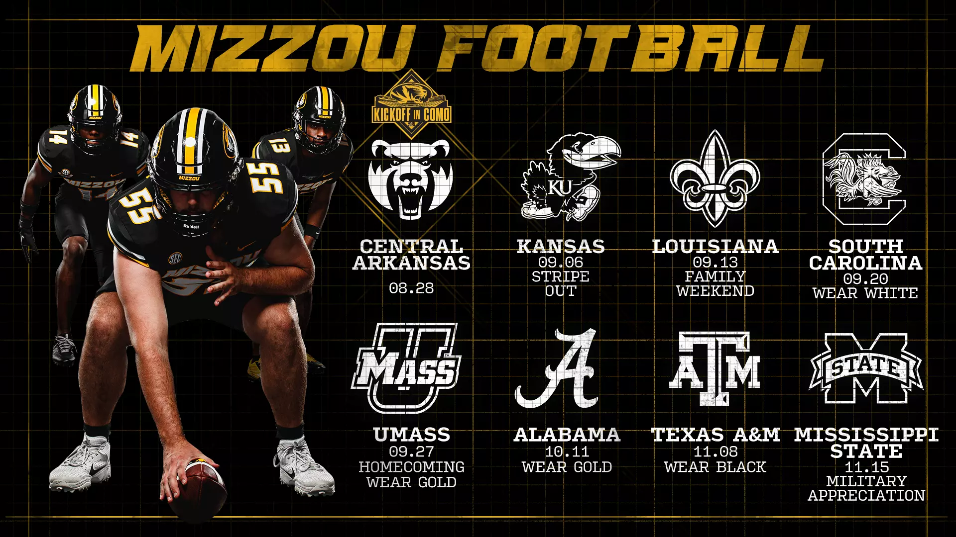 mizzou 2026 football schedule
