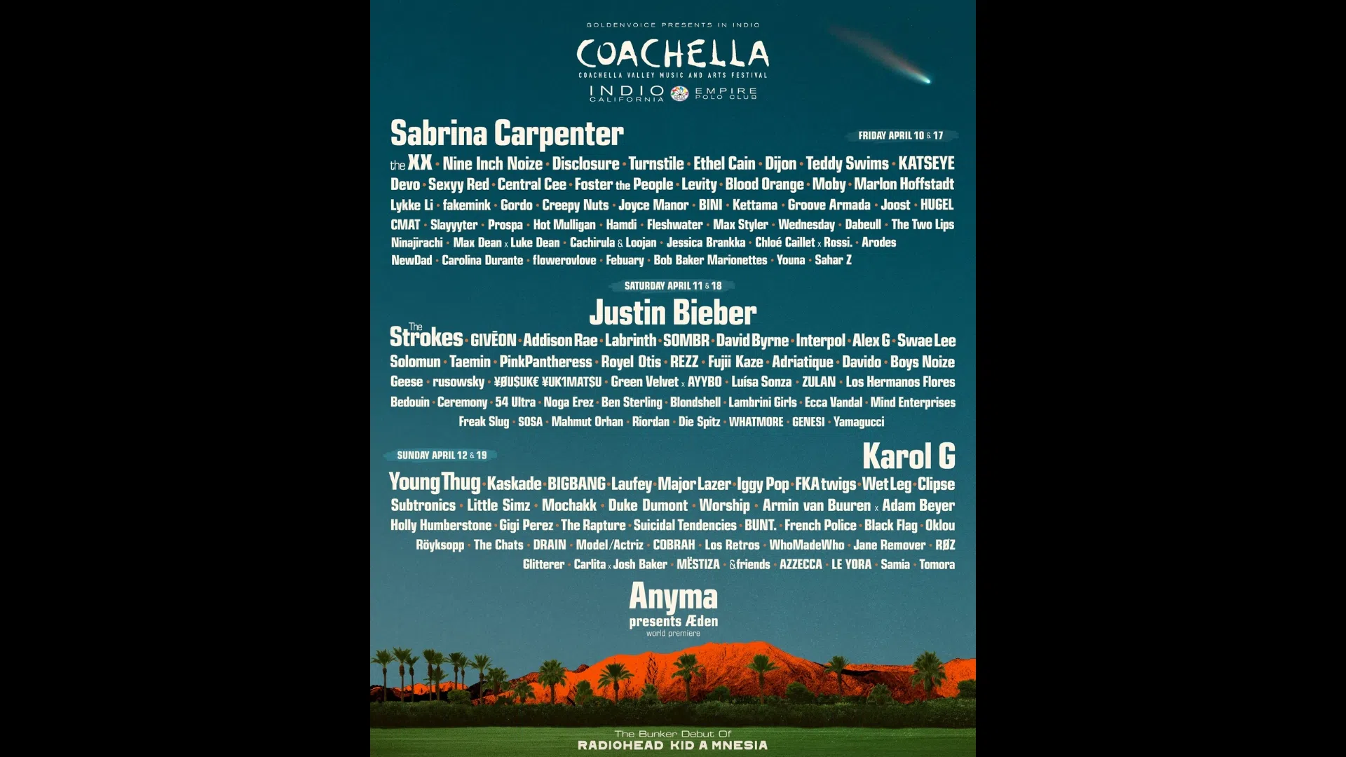 coachella lineup 2026 schedule