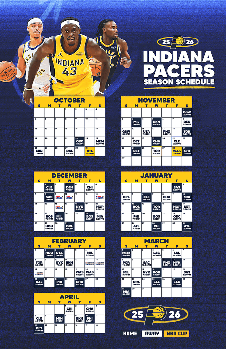pacers schedule 2026
