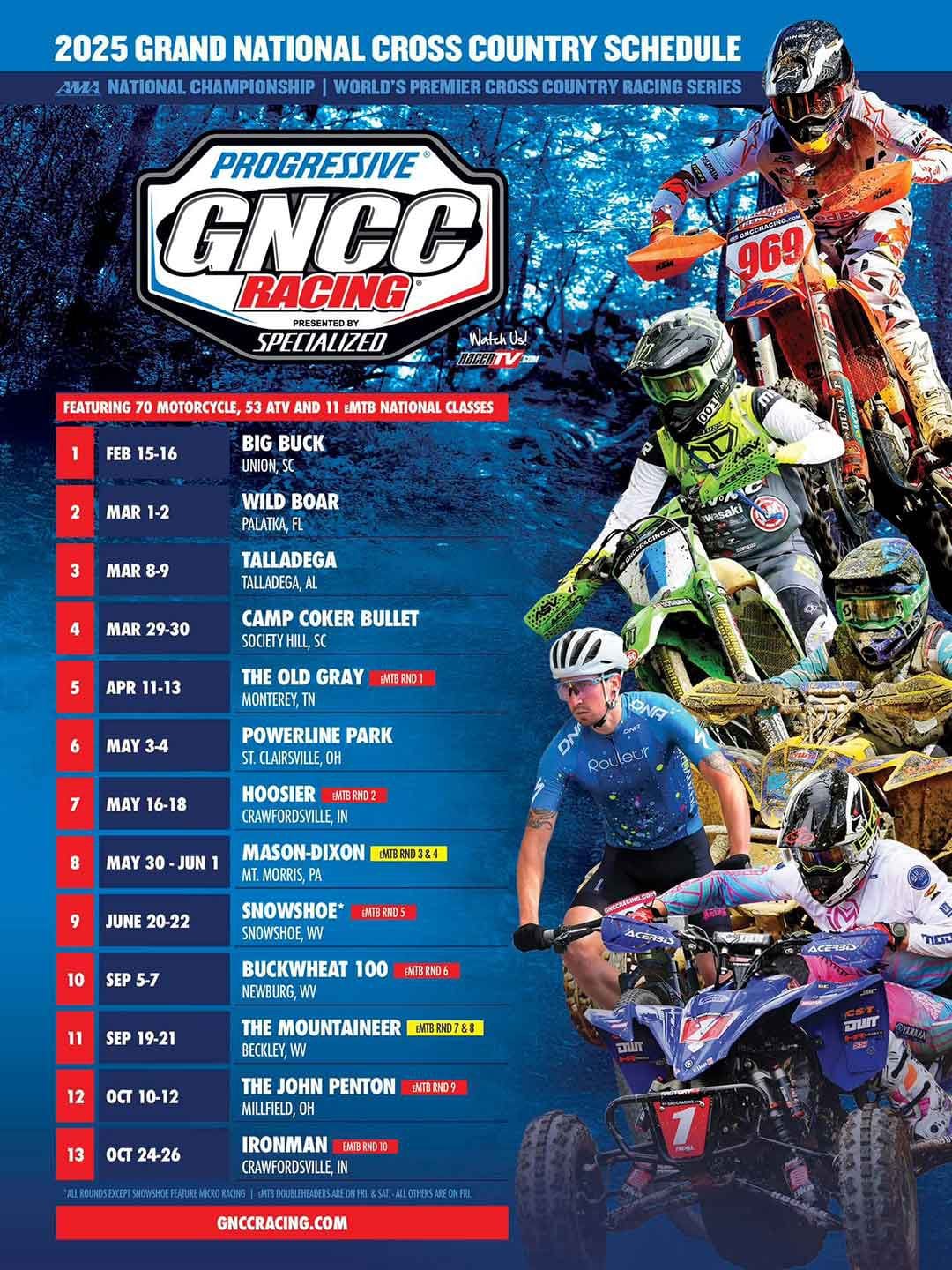 2026 gncc schedule