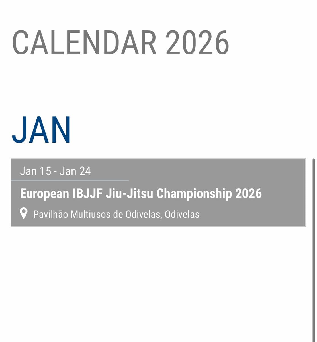 ibjjf 2026 schedule