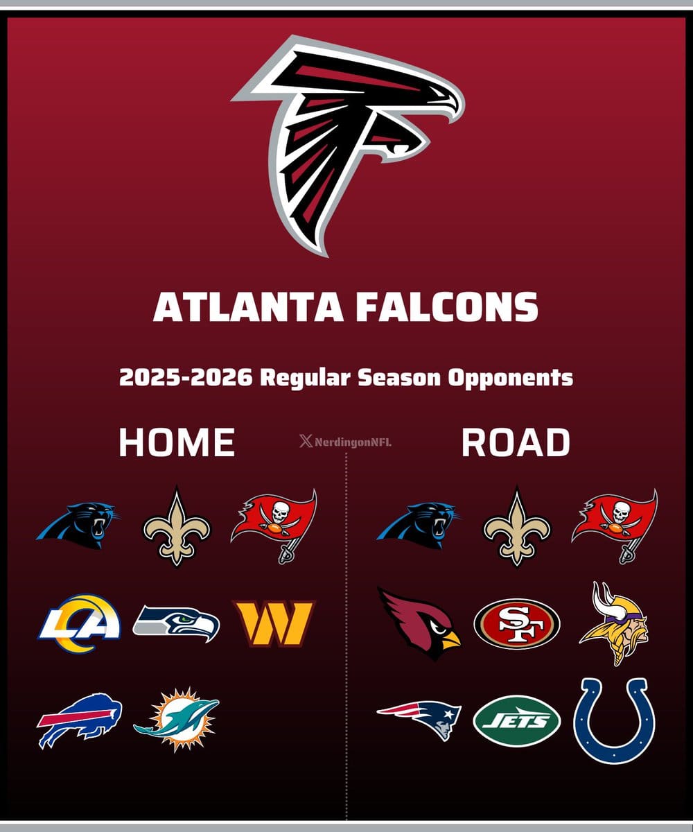 2026 atlanta falcons schedule