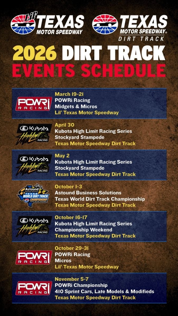 high limit racing schedule 2026