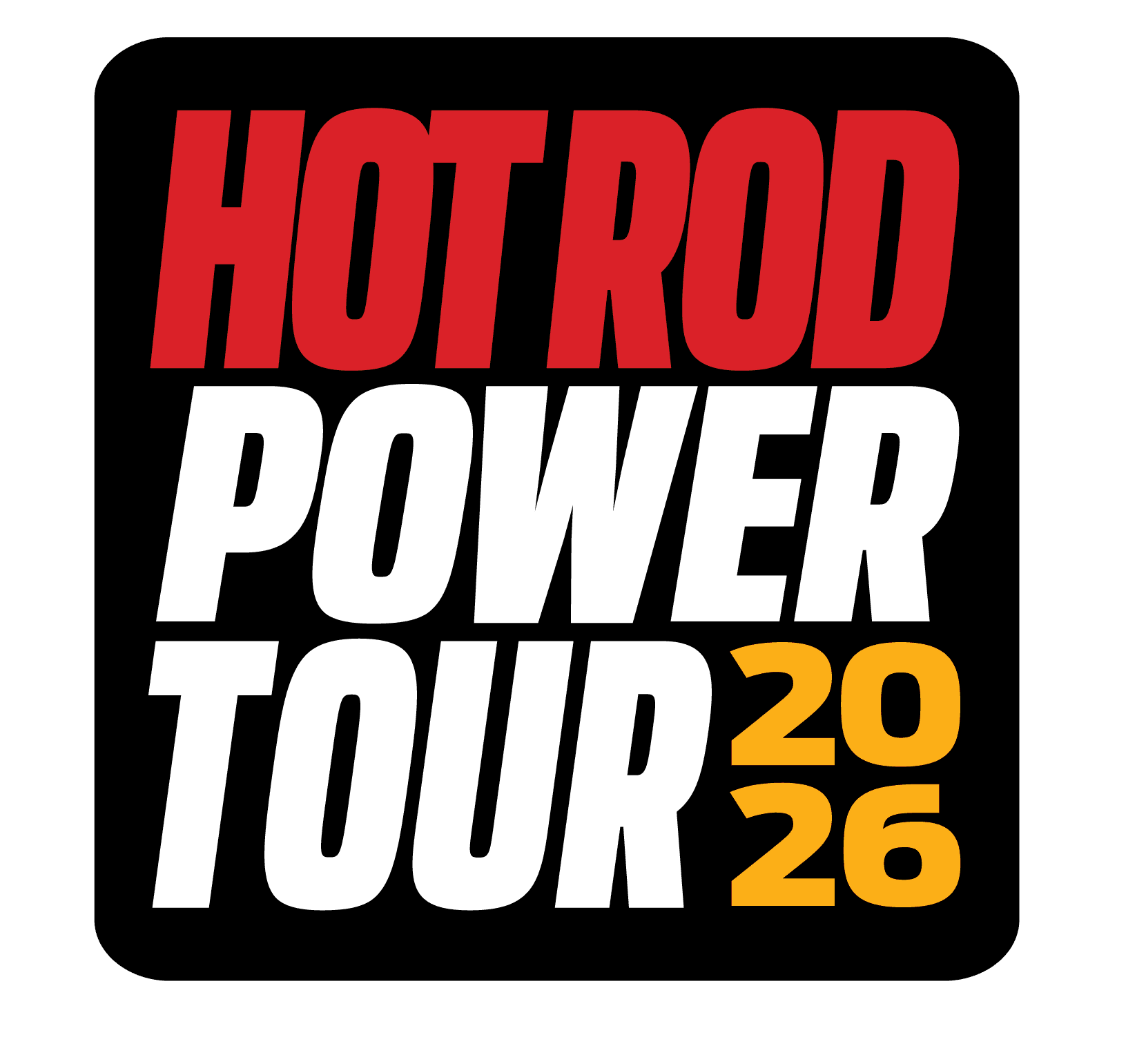 hot rod power tour 2026 schedule