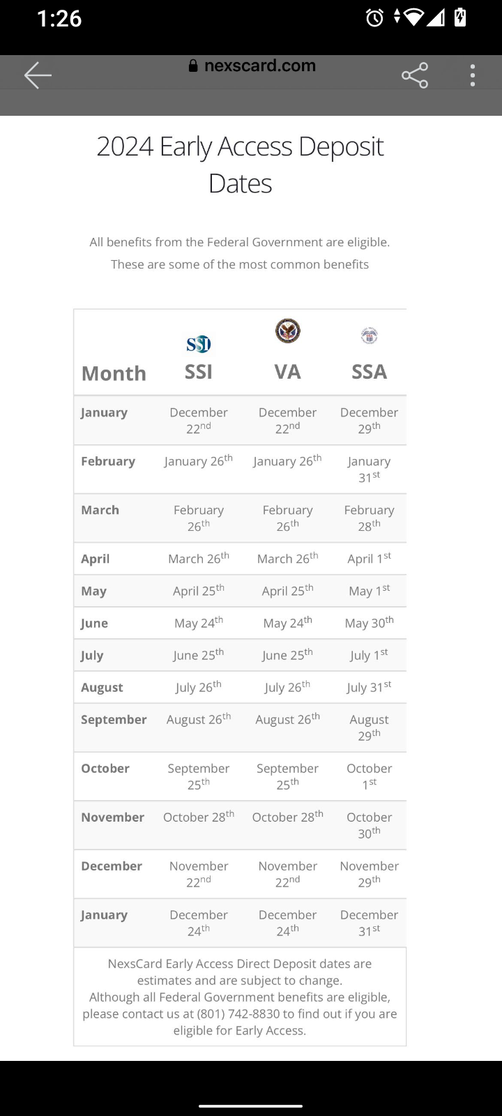 netspend ssi payment schedule 2026