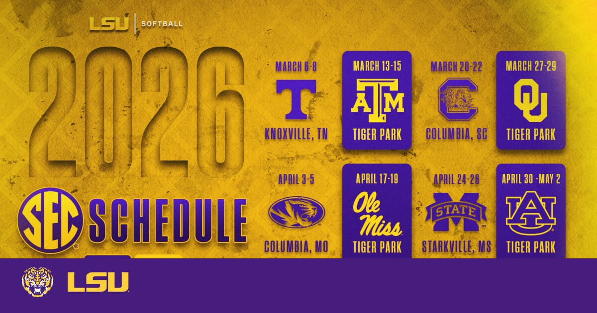 lsu schedule 2026