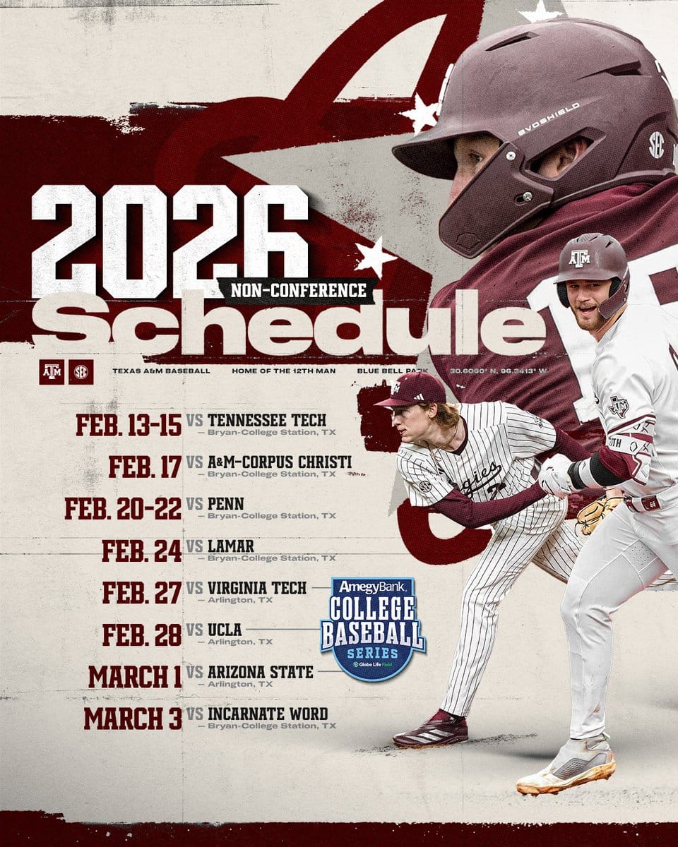 aggie baseball schedule 2026