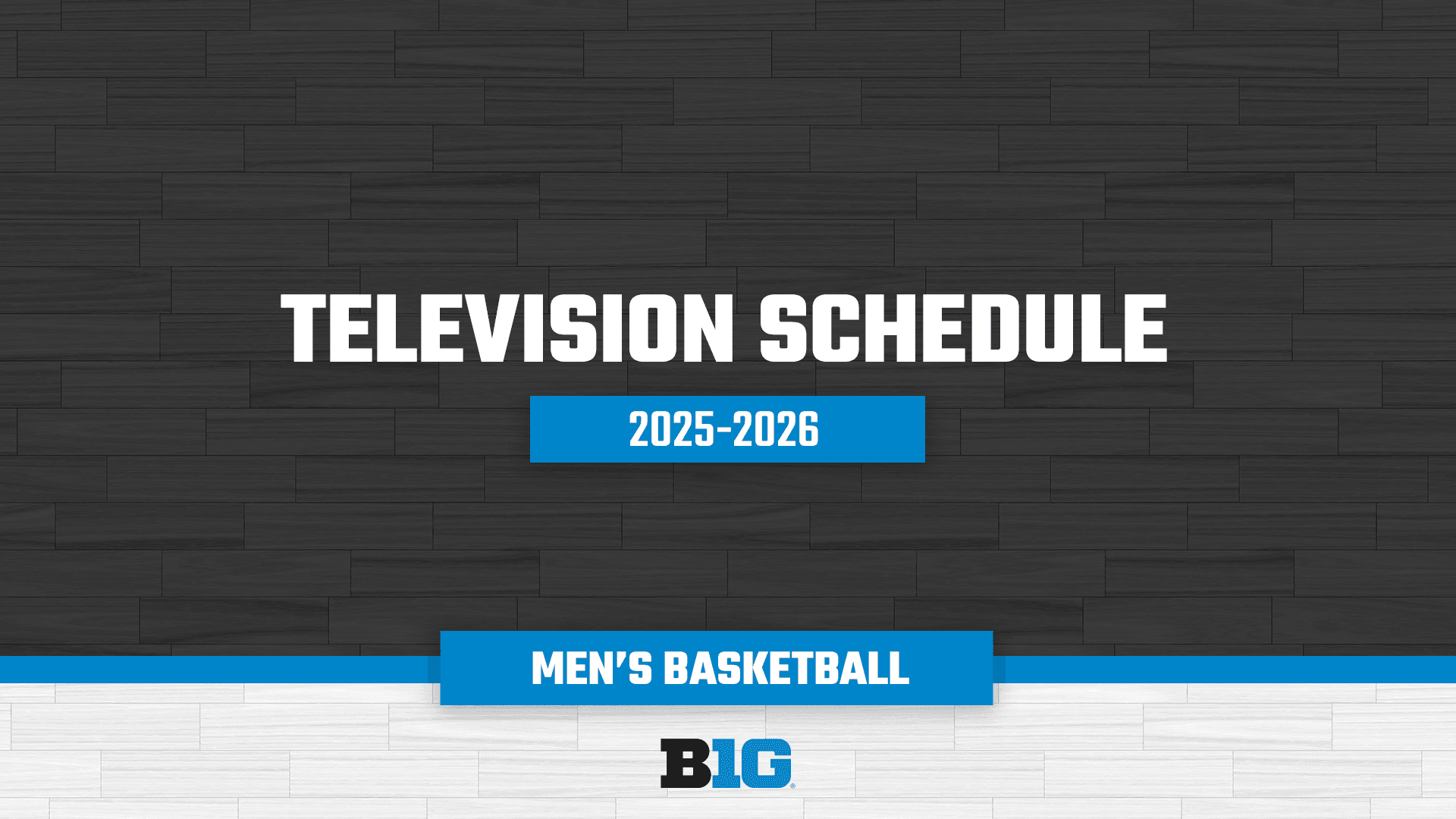 2026 to 2026 tv schedule