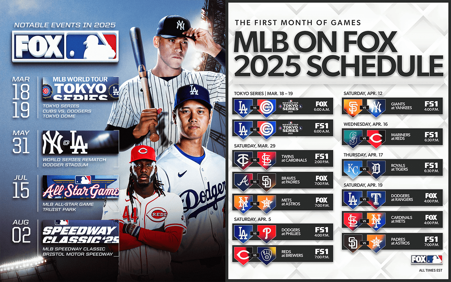 mlb on fox 2026 schedule