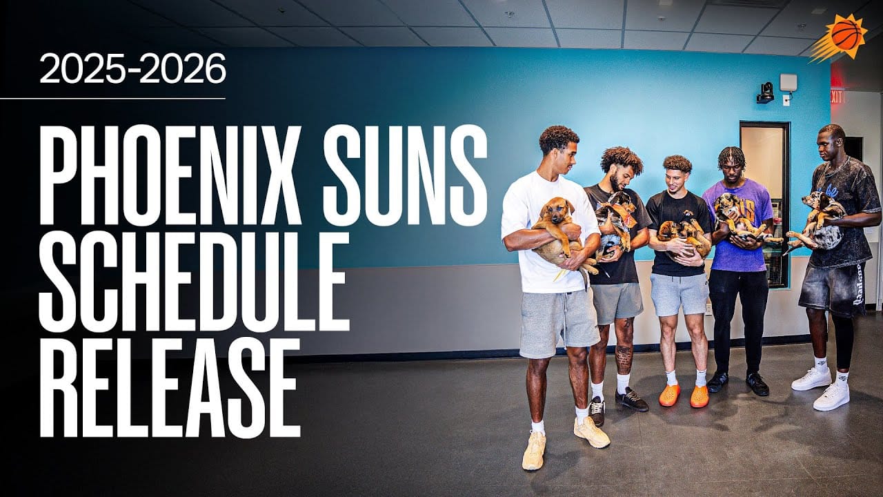 phoenix suns schedule 2026