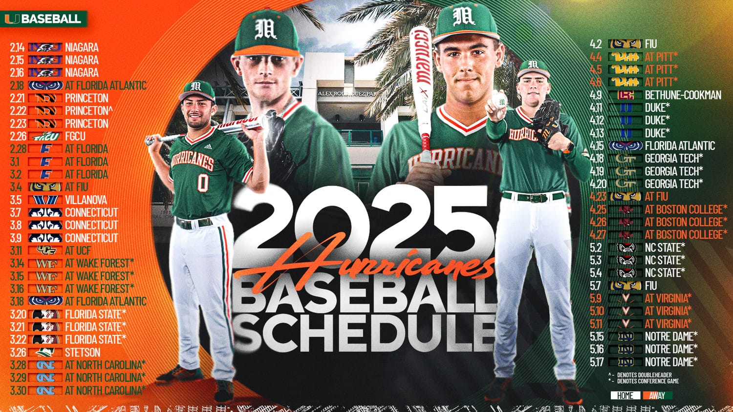 university of miami baseball schedule 2026
