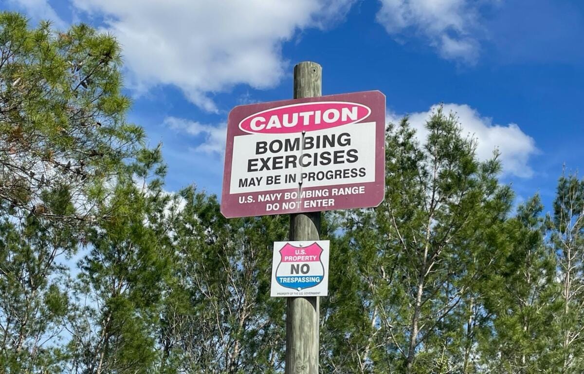 pinecastle bombing range schedule 2026